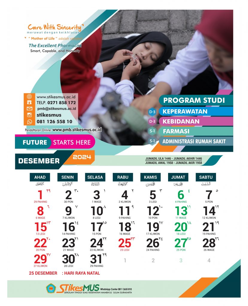 KALENDER TAHUN 2024 STIKESMUS – STIKESMUS