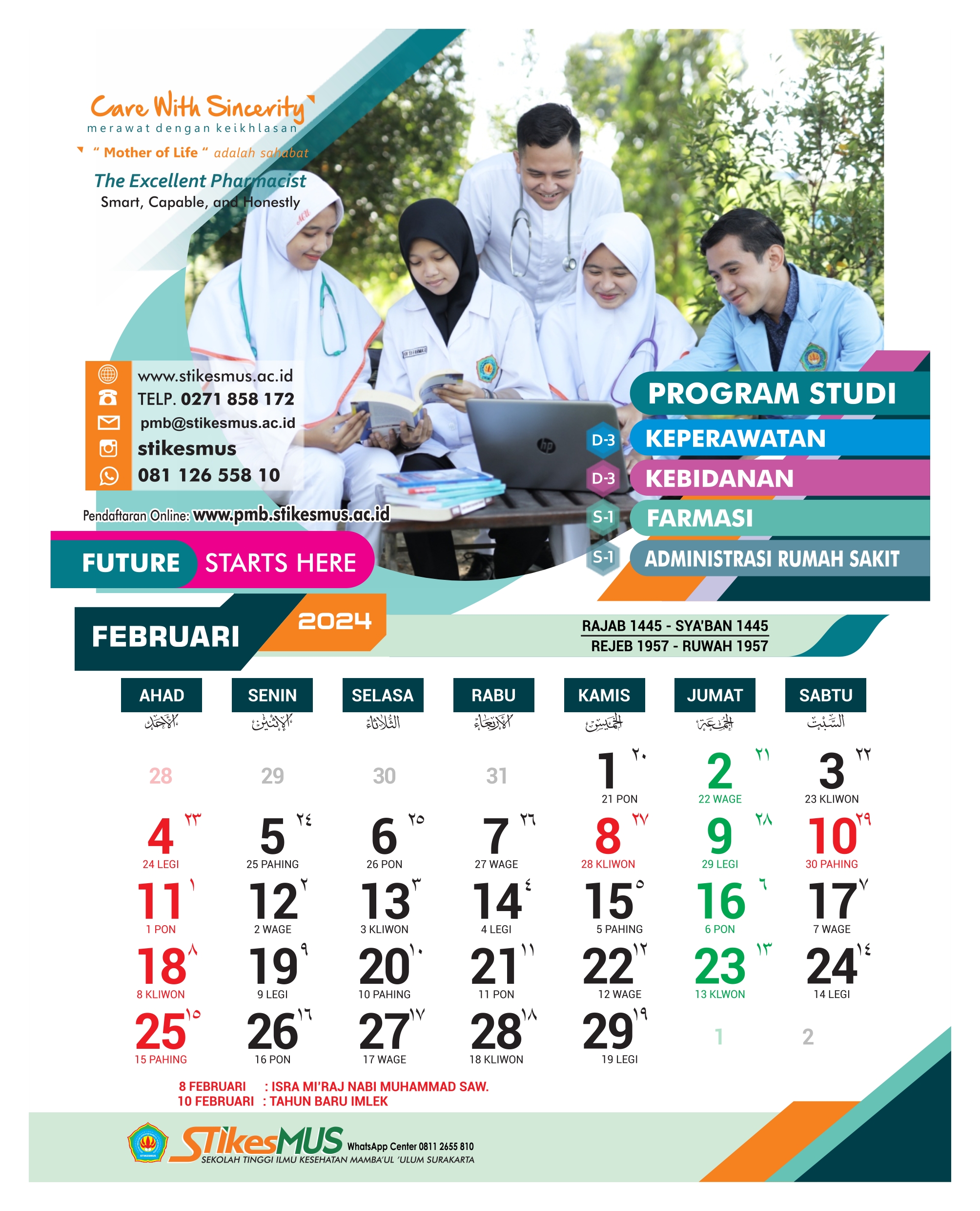 KALENDER TAHUN 2024 STIKESMUS – STIKESMUS