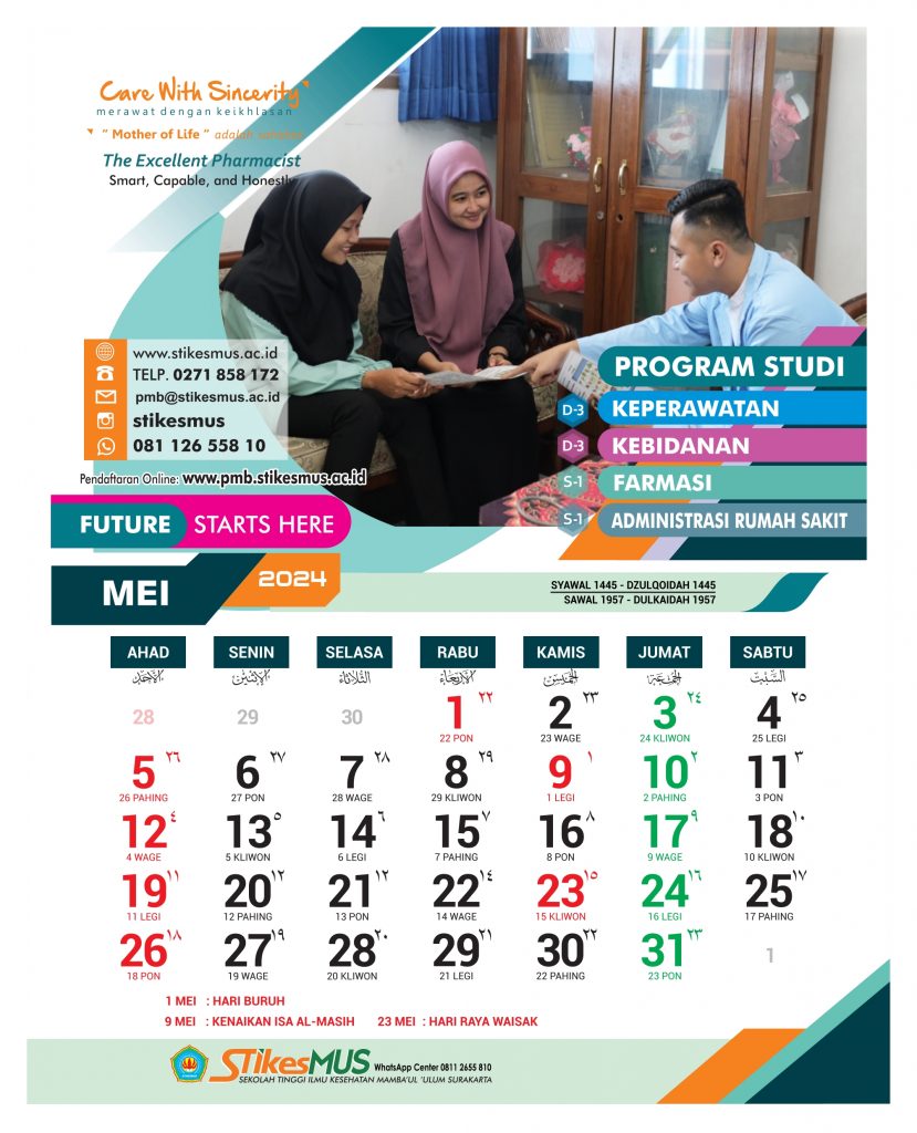 KALENDER TAHUN 2024 STIKESMUS – STIKESMUS
