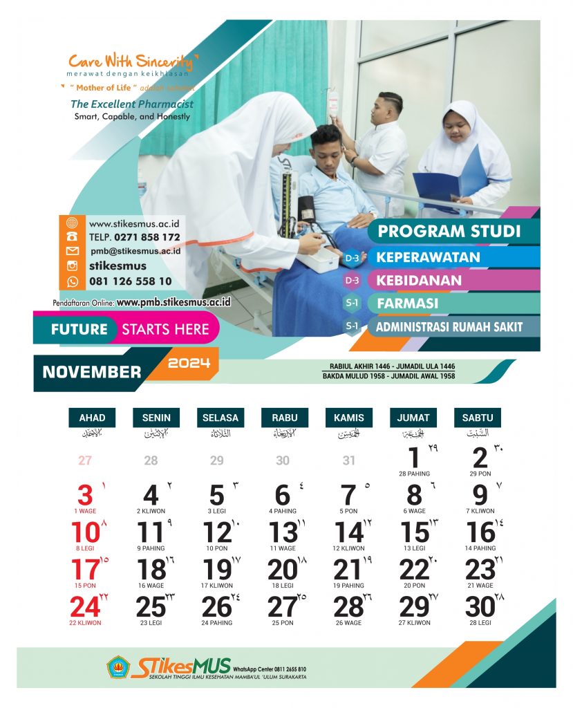 KALENDER TAHUN 2024 STIKESMUS – STIKESMUS