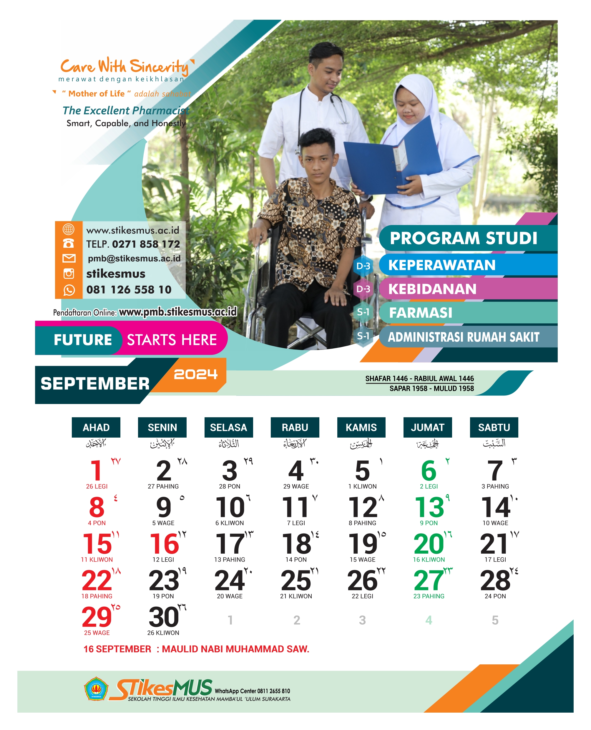 KALENDER TAHUN 2024 STIKESMUS – STIKESMUS