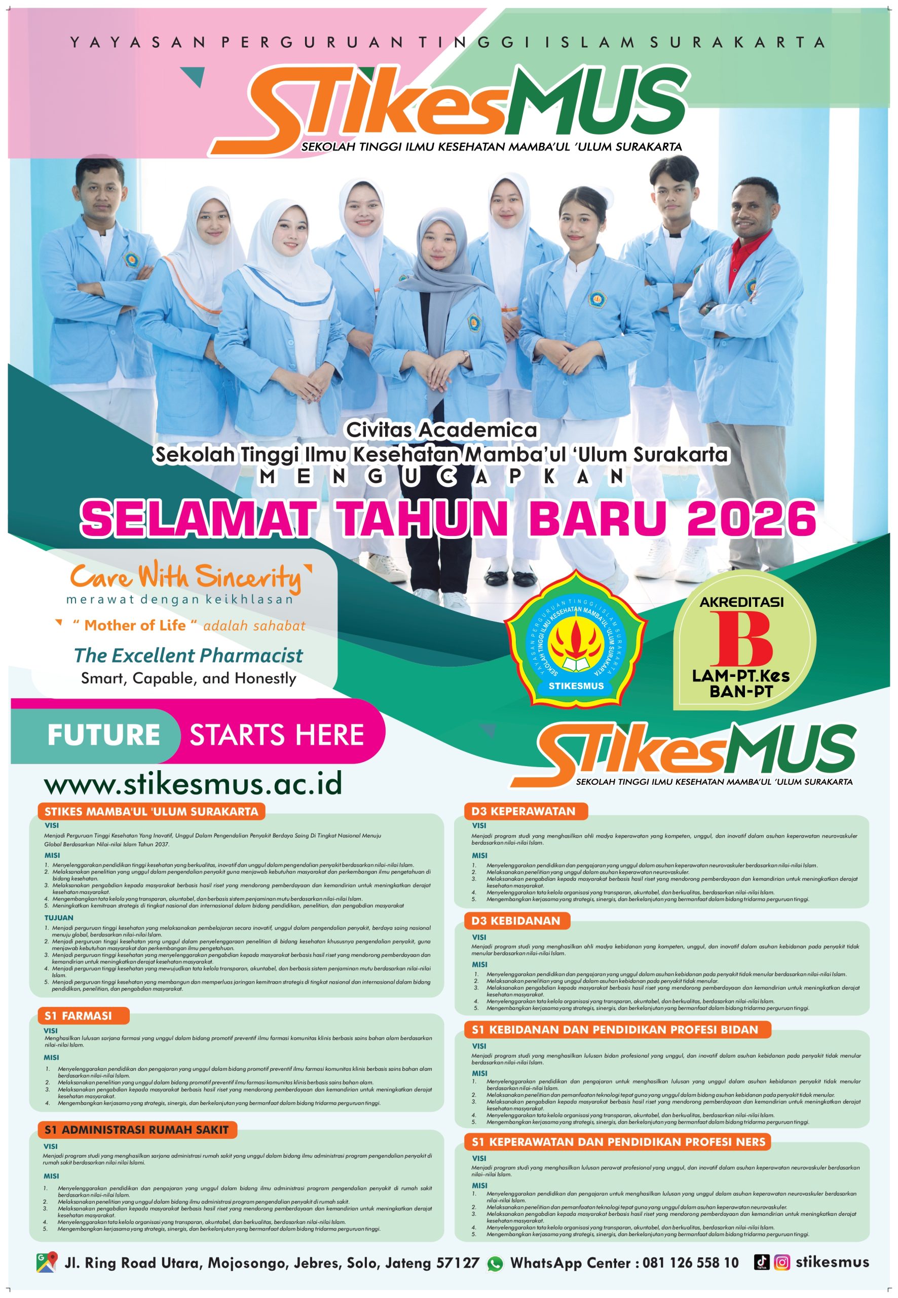 STIKES Mamba’ul ‘Ulum Surakarta Rilis Kalender Resmi Tahun 2026 – STIKESMUS